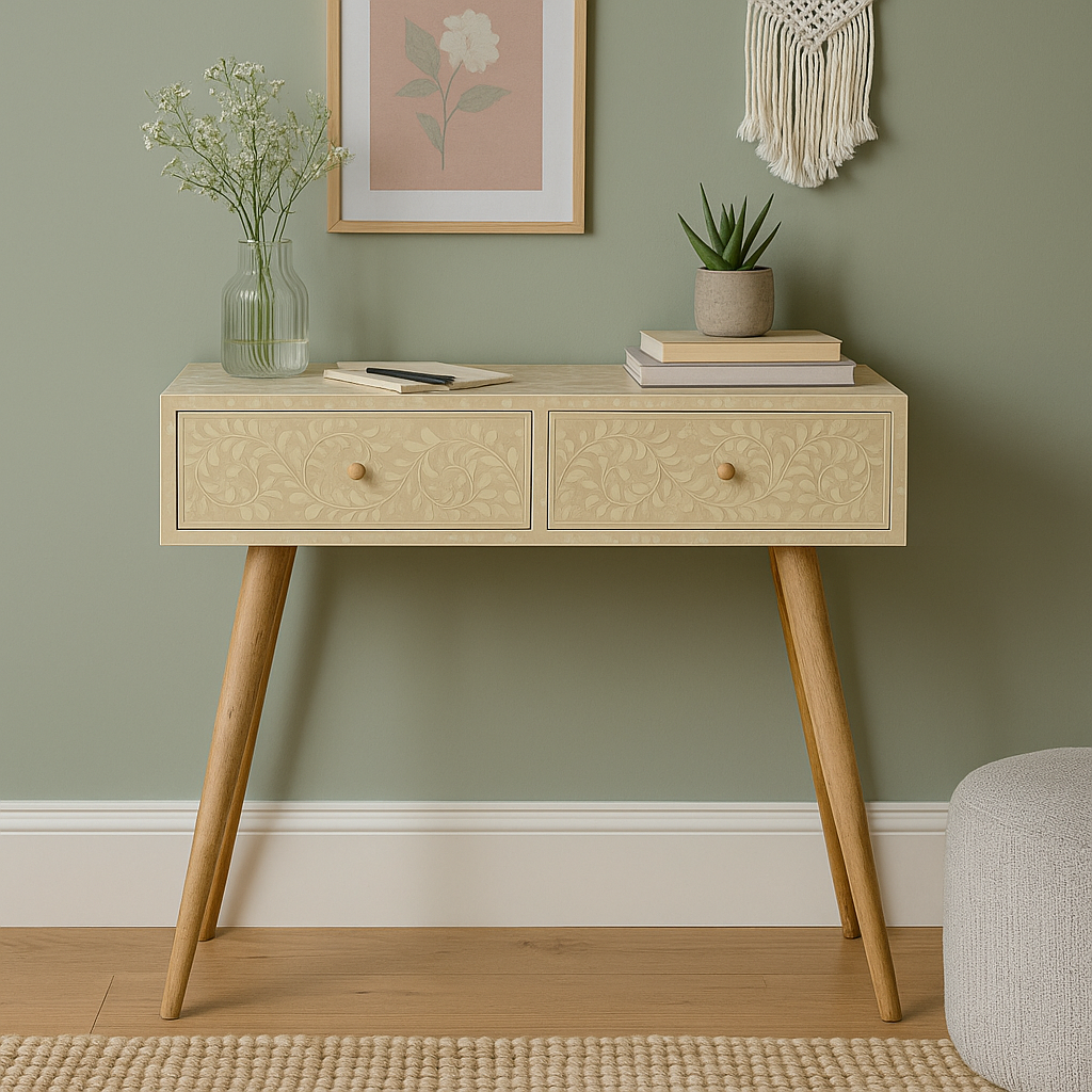 Peter Bone Inlay Study Table – Celson Lifestyle Interiors PTY LTD